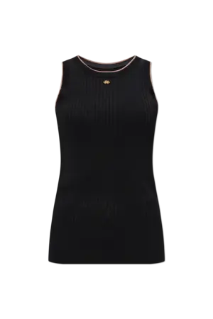 Amiri Sleeveless Ribbed Top With Back Cutout