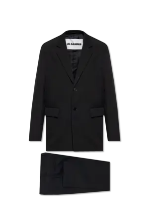 JIL SANDER Wool Suit - Black