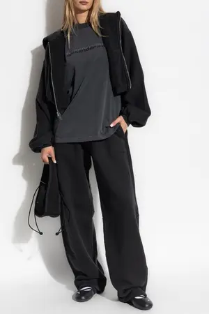 Alexander Wang Wide-leg Knit Sweatpants