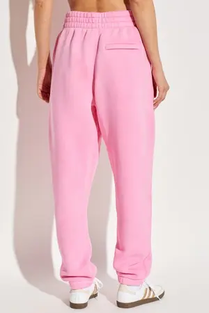 Alexander Wang Sweatpants With Embroidered Logo - Pink
