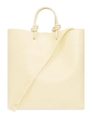 JIL SANDER Leather Shopper Bag