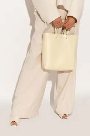 JIL SANDER Leather Shopper Bag