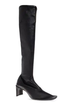 JIL SANDER Leather Knee-high Boots