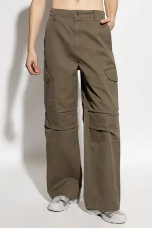 Acne Studios Wide-leg Cotton Trousers With Pockets