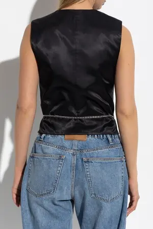 Alexander Wang Wool Vest With Chain Detail