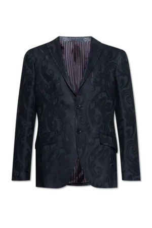Etro Linen Blazer - Navy Blue