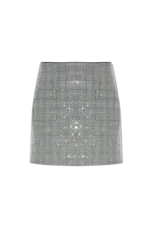 Zadig&Voltaire Jamie Sequin Houndstooth Mini Skirt