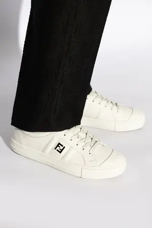 Fendi Domino Leather Sneakers