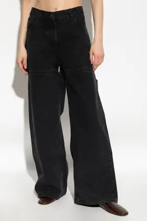 Attico Slit Bootcut Jeans