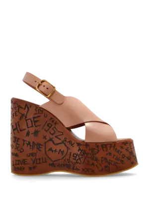 Chloé Maxime Wedge Sandals
