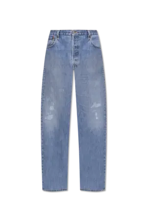 Re/done Textured Jeans For Women