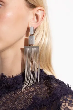 Isabel Marant Étoile Fringe Brass Earrings