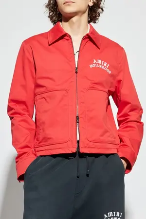 Amiri Logo Jacket - Red