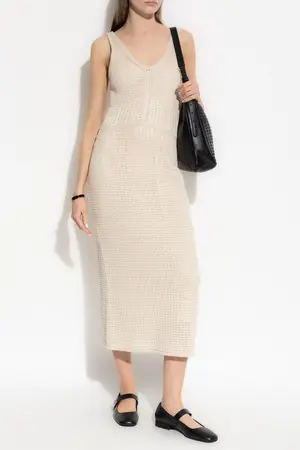 Theory Knit Openwork Midi Dress