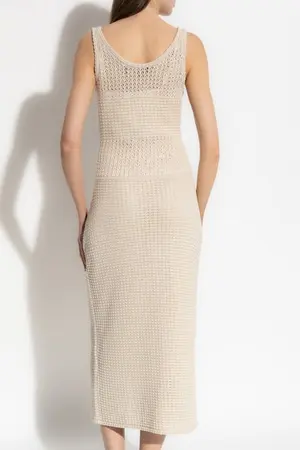 Theory Knit Openwork Midi Dress