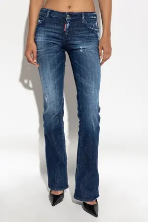 Dsquared2 Medium Waist Bootcut Jeans