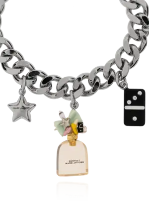 Marc Jacobs Brass Charm Bracelet - Silver