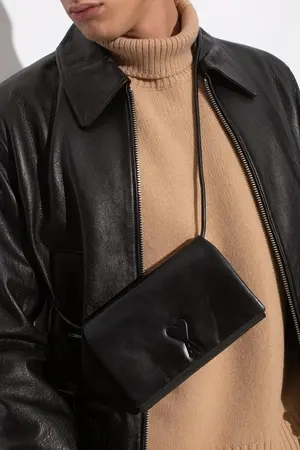 AMI Paris Shoulder Bag - Black