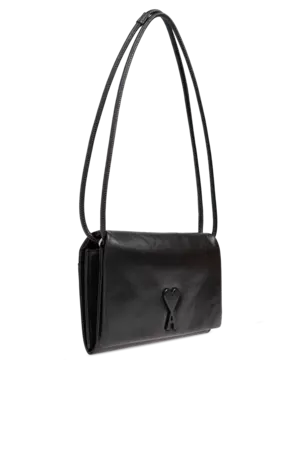 AMI Paris Shoulder Bag - Black