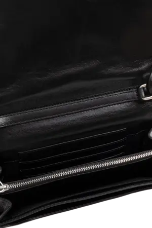 AMI Paris Shoulder Bag - Black