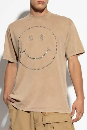 Moschino T-shirt From The 'smiley' Collection - Beige