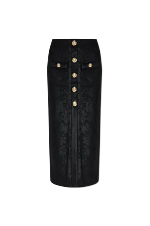 Balmain Skirt With Decorative Buttons
