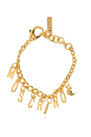 Moschino Tone Charm Bracelet - Gold