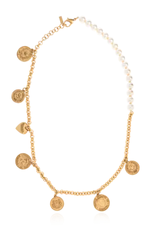 Moschino Charm Necklace - Gold