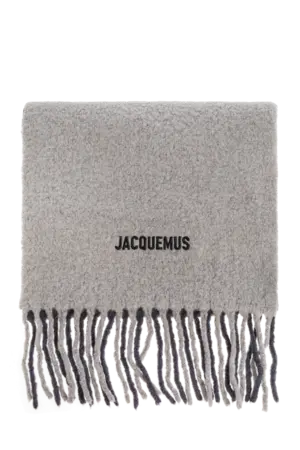 Jacquemus Wool Scarf - Grey