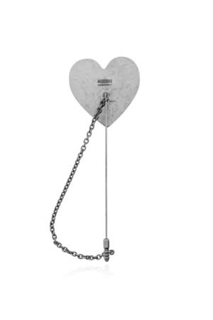 Moschino Heart-shaped Brooch