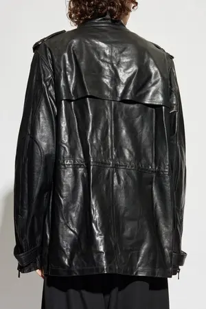 Balmain Lambskin Leather Jacket