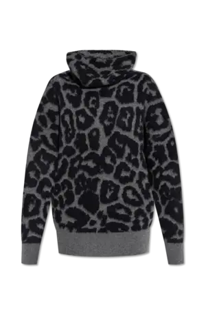 Stella McCartney Animal Motif Turtleneck Grey