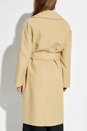 Burberry Reversible Wool Coat With Belt