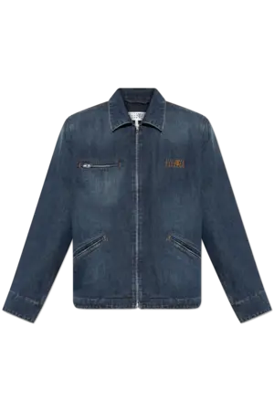 MAISON MARGIELA Denim Jacket - Navy Blue