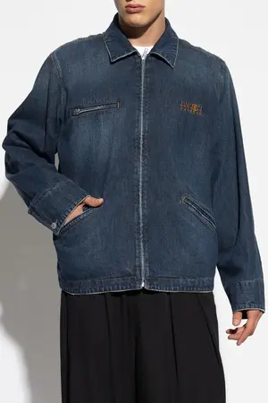 MAISON MARGIELA Denim Jacket - Navy Blue