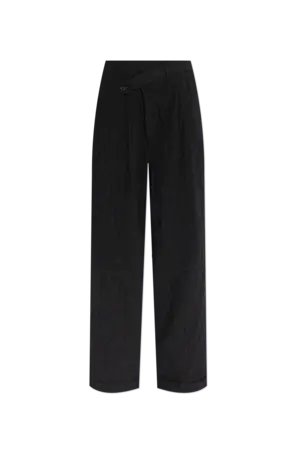 R13 Wool-trimmed Straight Leg Trousers
