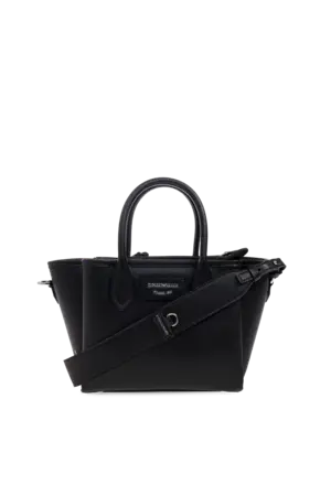 Emporio Armani Grained Calf Leather Handbag