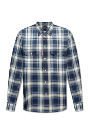Dsquared2 Checked Pattern Shirt