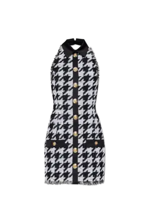 Balmain Collared Cocktail Dresses