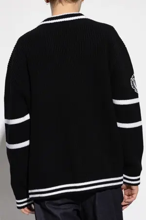 Dolce & Gabbana Wool Cardigan With Logo