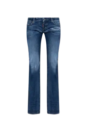 Dsquared2 Contrast Stitching Jeans For Women