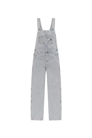 Carhartt Work In Progress Denim Overalls - Grey