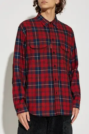 Dsquared2 Checked Shirt - Red