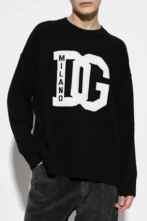 Dolce & Gabbana Sweater With Embroidered Logo