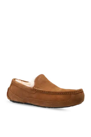 UGG M Ascot Suede Moccasins With Shearling Lining