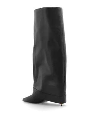 Balmain Leather Heeled Boots