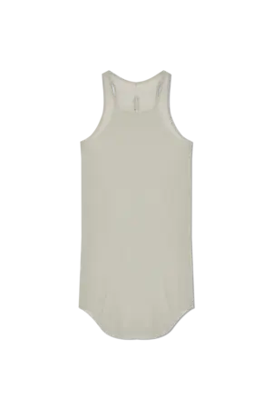 Rick Owens Ribbed Sleeveless Top Grey