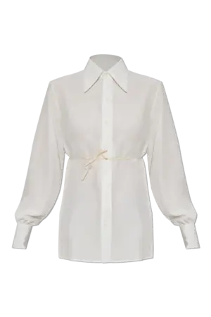 MAISON MARGIELA Silk Shirt With Side Slits