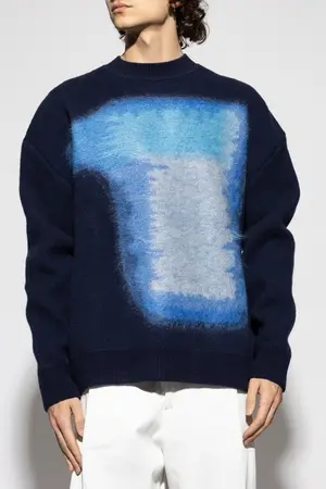 Givenchy Wool Sweater - Navy Blue