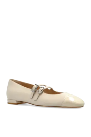 STUART WEITZMAN Celeste Ballet Flats - Cream
